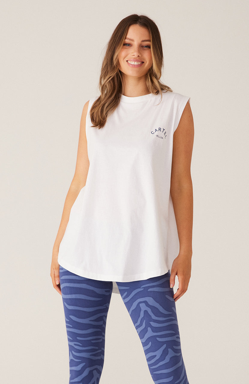 Cartel and Willow - Billie Tank - White – Liberty Co AU