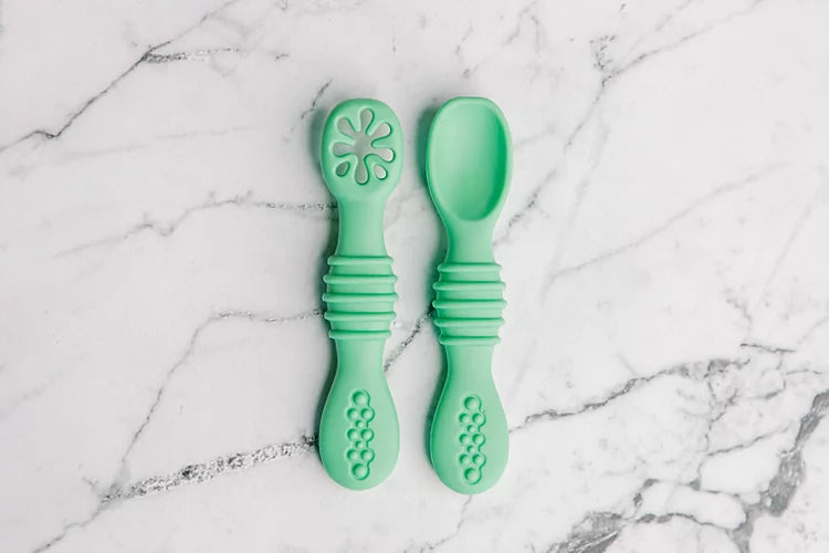 Starting Solids Australia - Sticky Spoon Set - Mint – Liberty Co AU